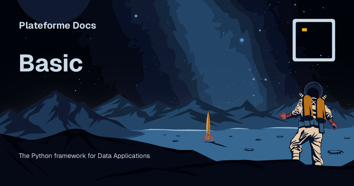 Basic - Plateforme Docs