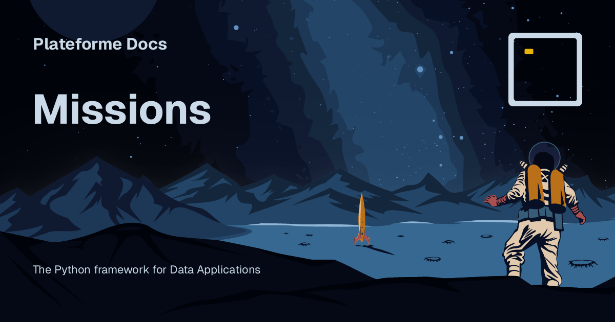 Missions - Plateforme Docs