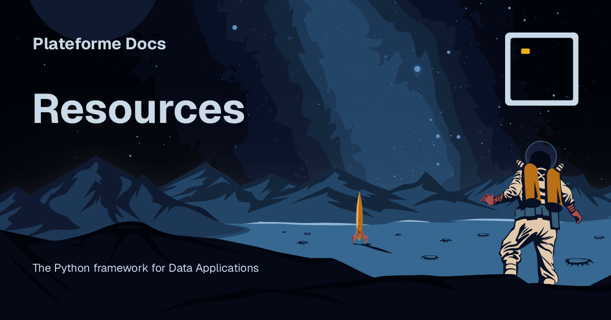 Resources - Plateforme Docs