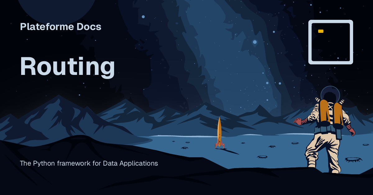 Routing - Plateforme Docs