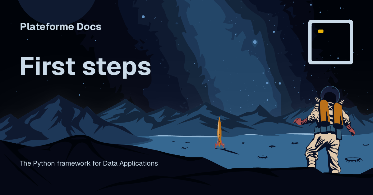 First steps - Plateforme Docs